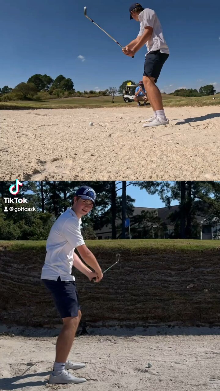 Hole 12 at The Wizard - Pot Bunker Challenge!
