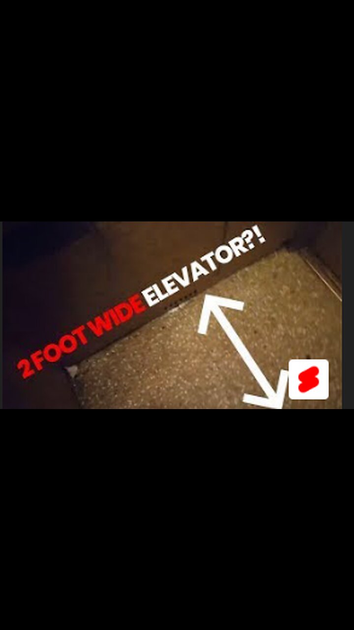 2 Foot Wide Elevator?!!?