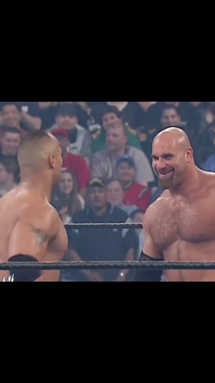 The Rock vs Goldberg iconic match