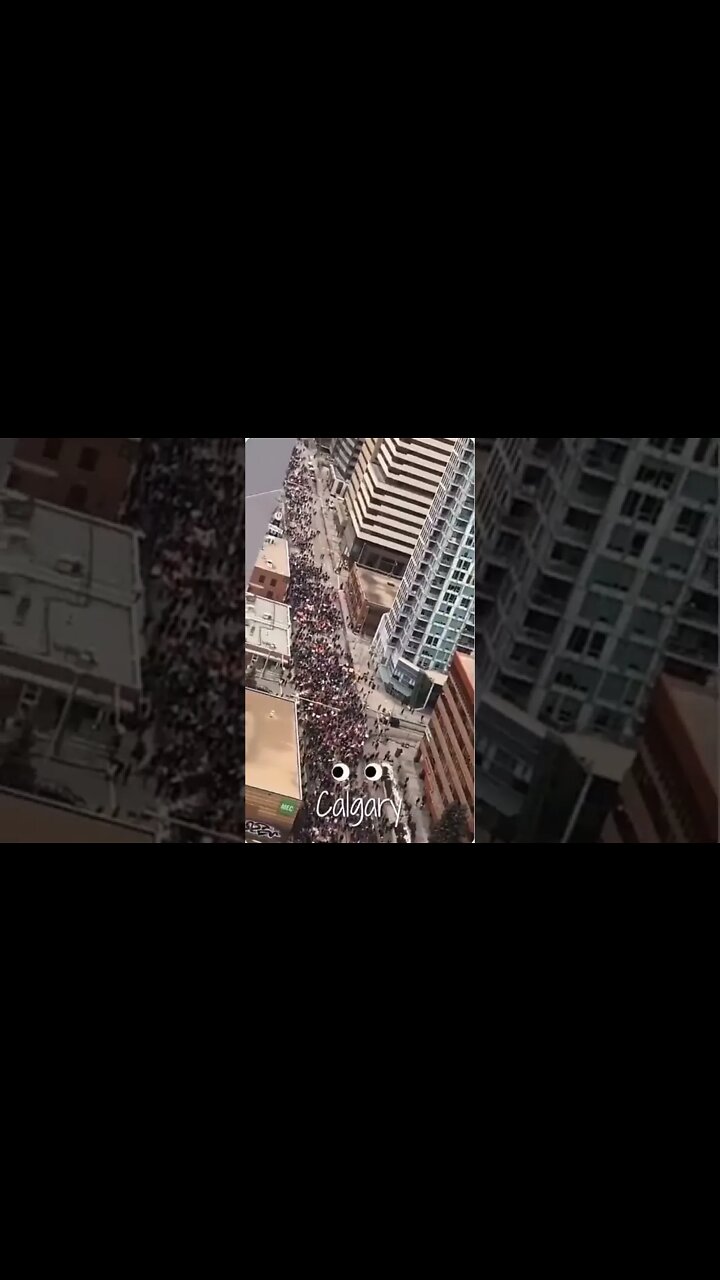 🇨🇦 ️🔥 CALGARY IS LIT!! TRUDEAU’S GOONS ARE ALL IN OTTOWA so the fire ...