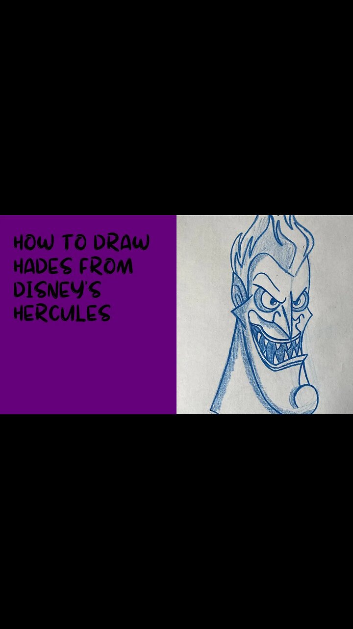 How to Draw Hades from Disney’s Hercules