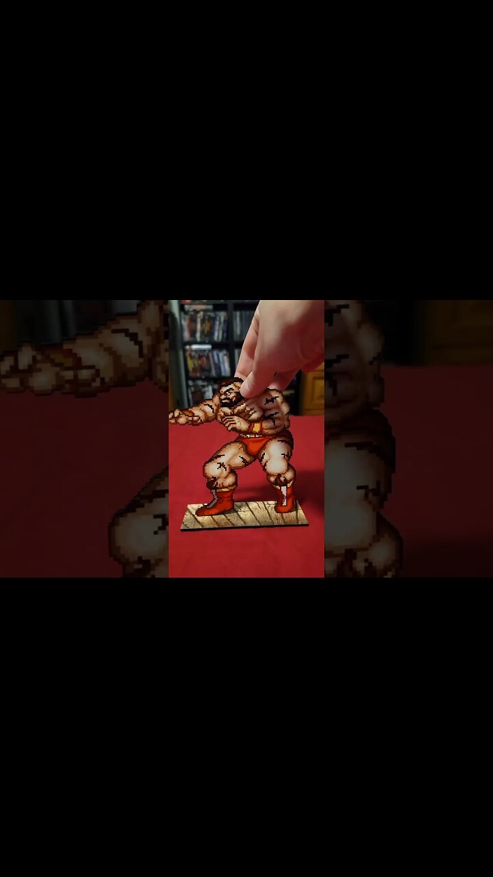 Wooden Sprites Street Fighter II Zangief Made by IsMa Designs Thank You ...