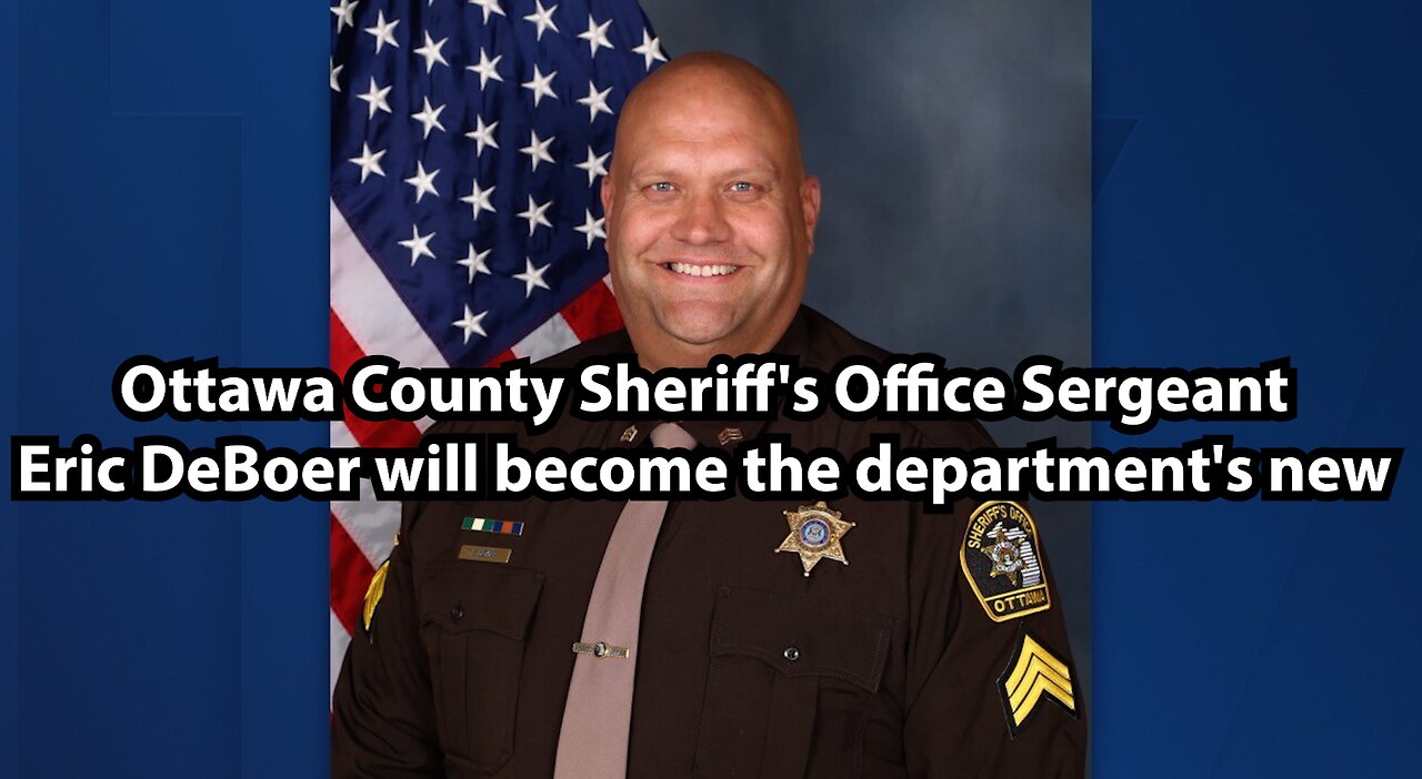 Ottawa County Sheriff's Office Sergeant Eric DeBoer will become the department's new