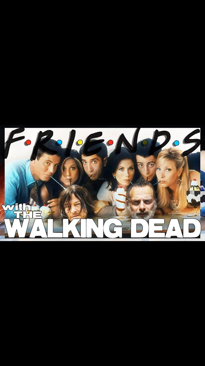 Stable Diffusion is making FRIENDS with the WALKING DEAD #shorts