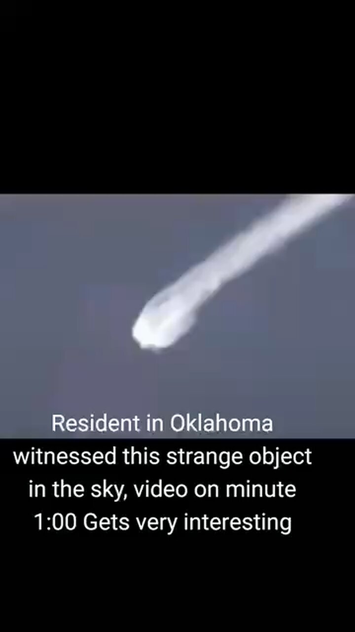 Some say it’s a rocket launch and some say it’s the firmament being hit
