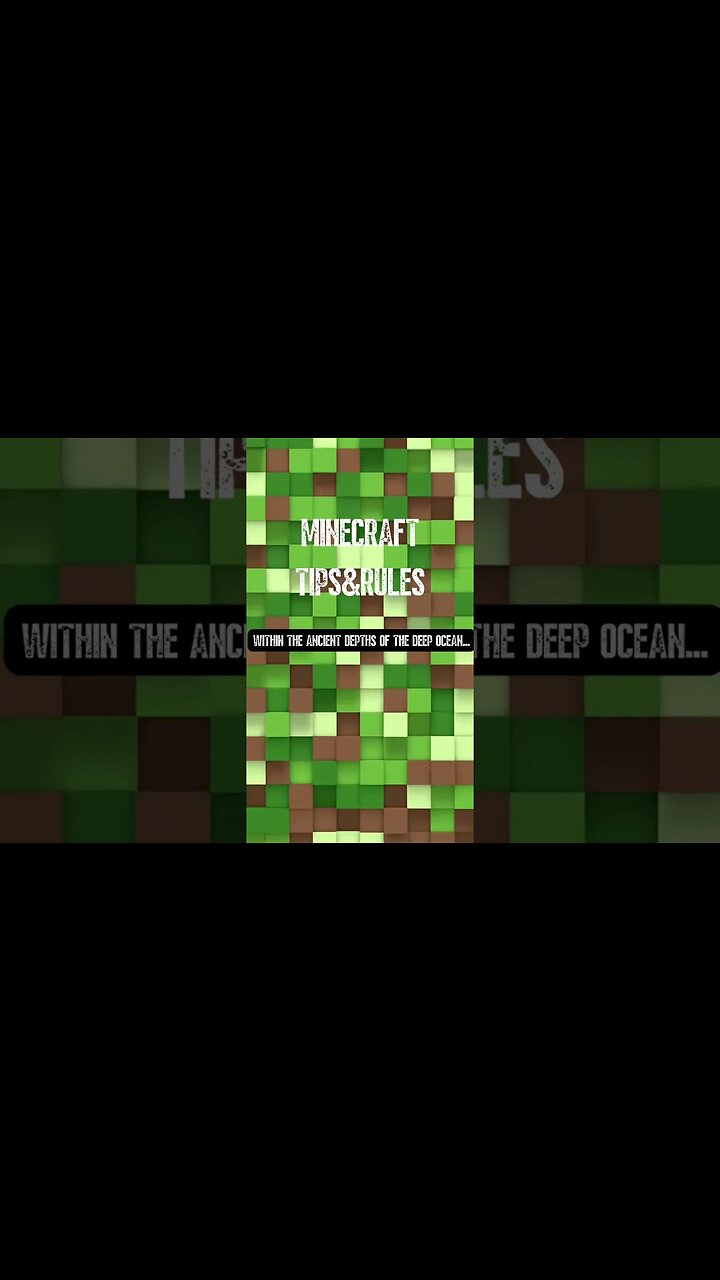 Minecraft Tips and Rules | EP 8 | #shortvideo #minecraft #minecraft # ...