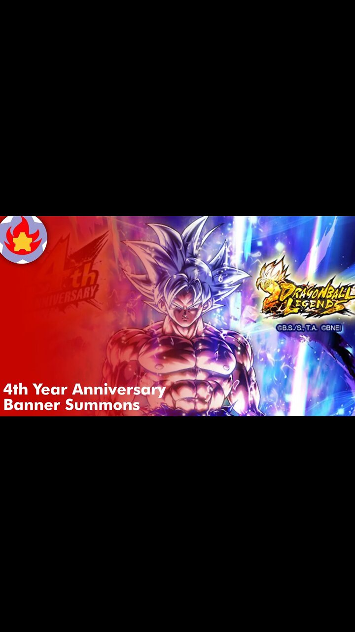 4th Year Anniversary Banner Summons | Dragon Ball Legends