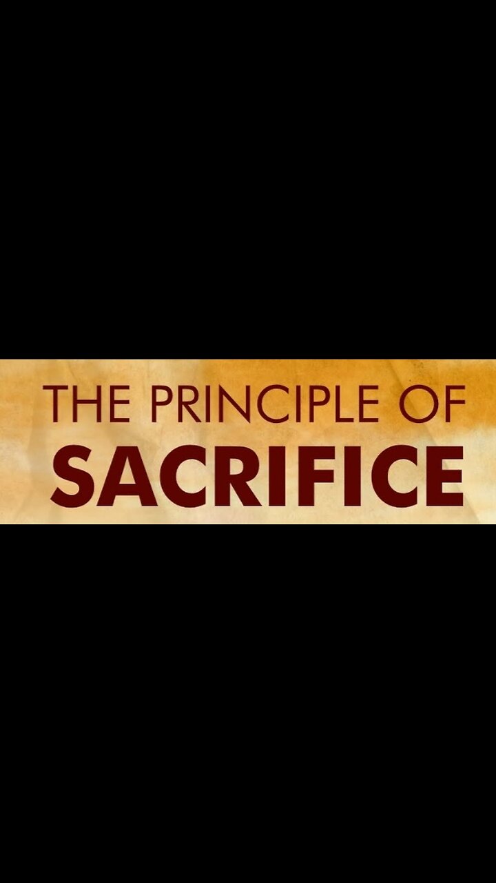 Principle of Sacrifice