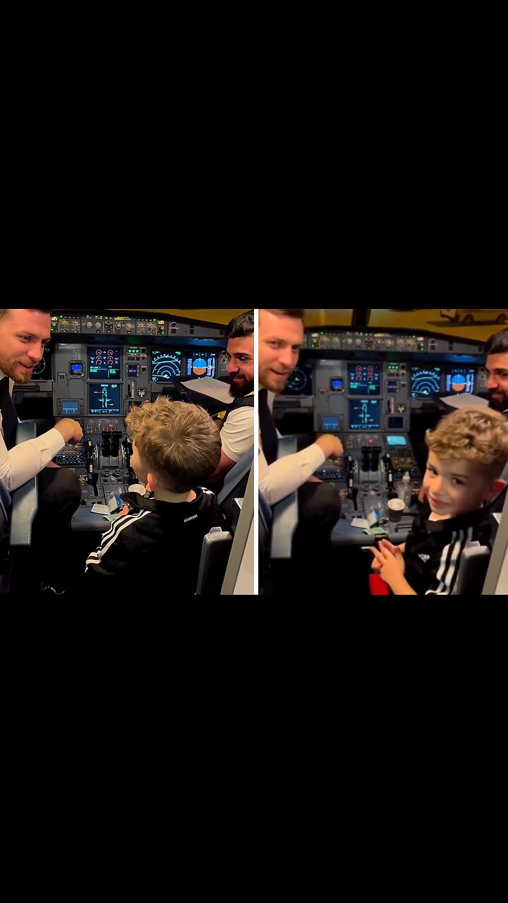 Kid Make Sure Captain Is A Good Pilot