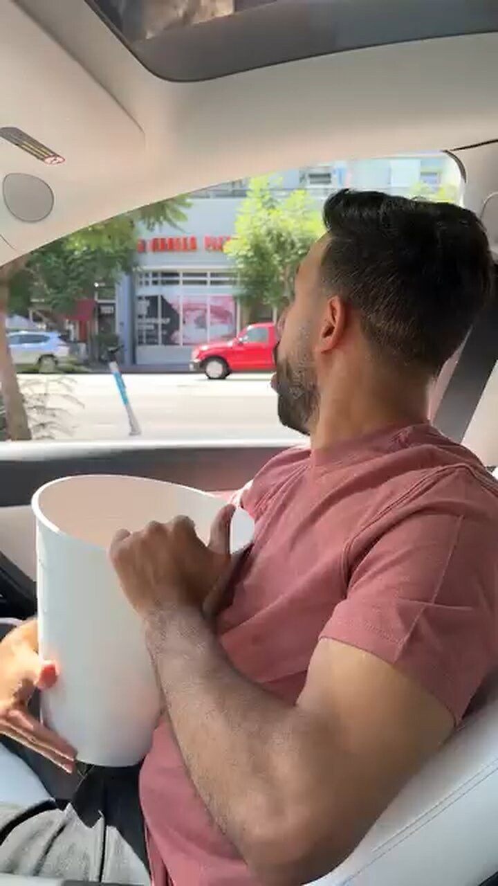 Guy gets beaten up by Mickey Mouse Minnie Mouse and Goofy