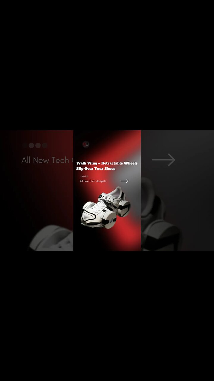 Walk Wing – Retractable Wheels Slip Over Your Shoes #shortvideo #shoes ...