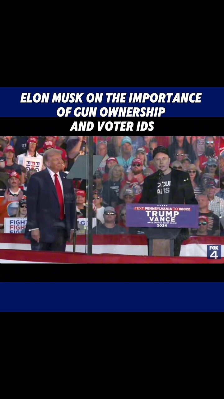 Elon Musk on the Importance of Gun Ownership and Voter IDs