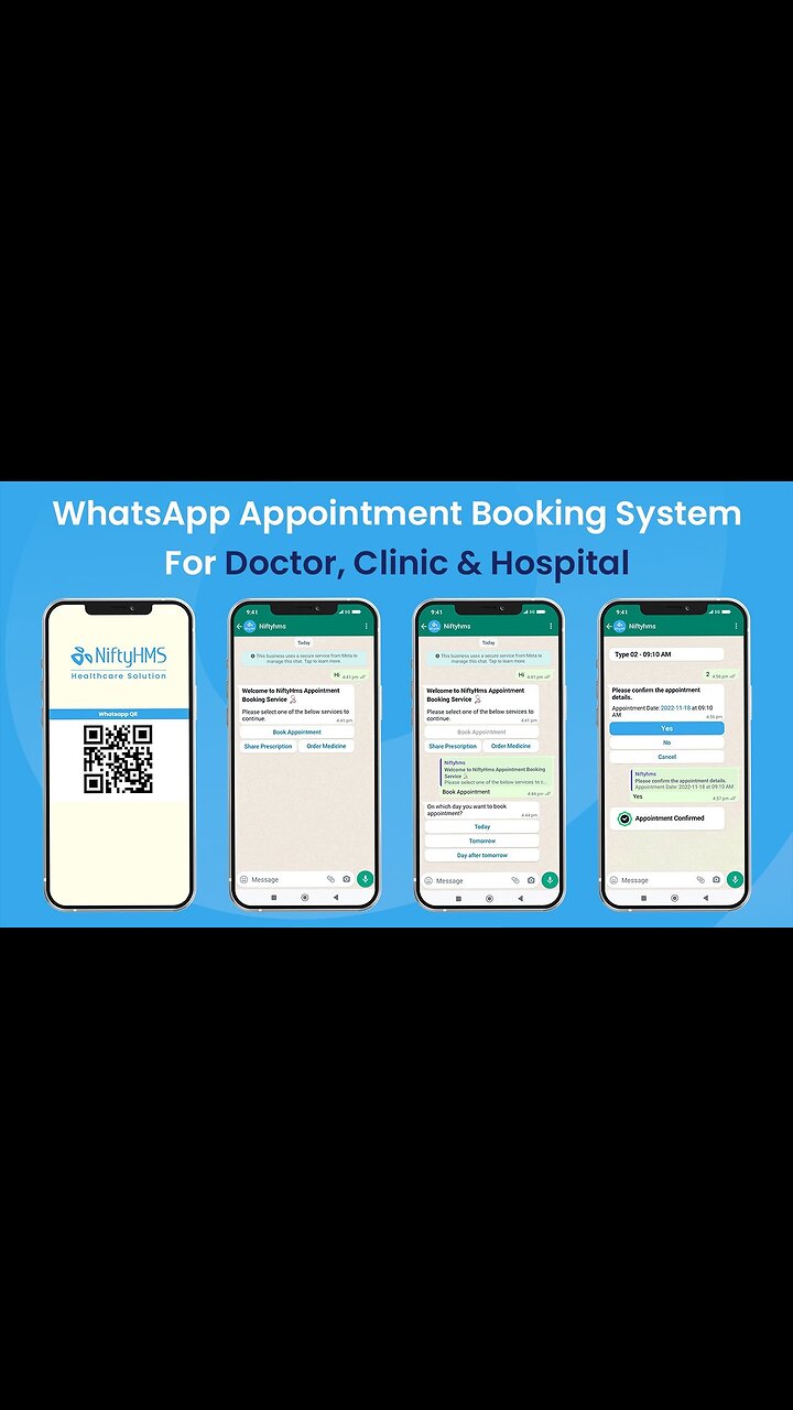 WhatsApp Appointment Booking software for Doctor - Clinic - Hospital | NiftyHMS - Hospital software