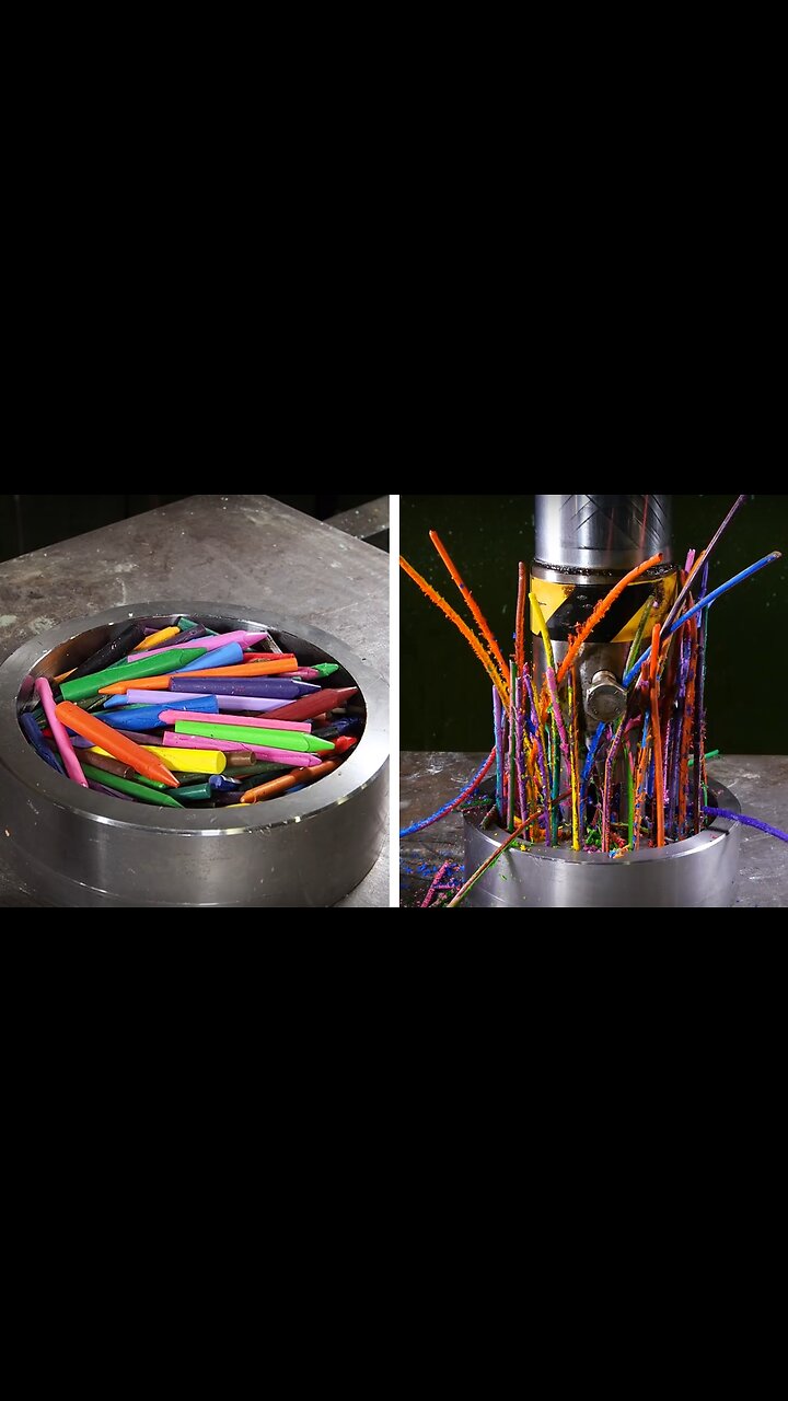HYDRAULIC PRESS VS MULTIPLE STRANGE OBJECTS (SHORTCOMPILATION)