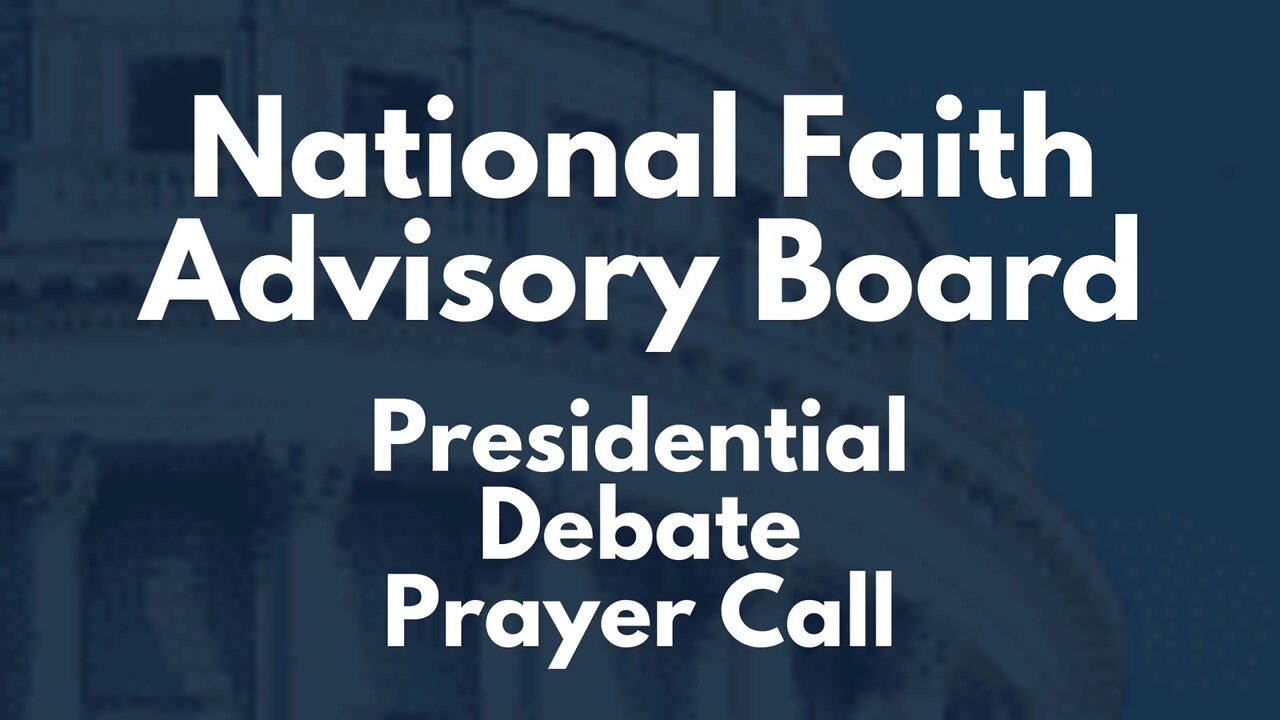 prayer for President debate 2024