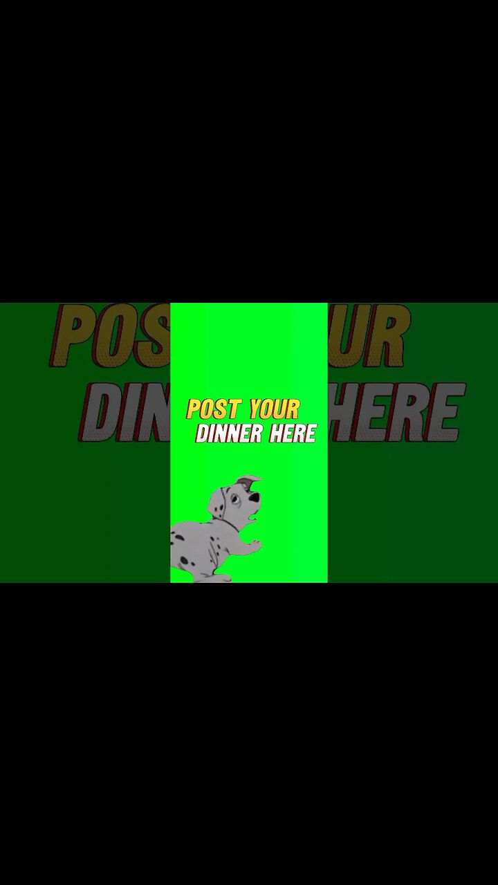 Customizable Green Screen Template For Thanksgiving Dinner
