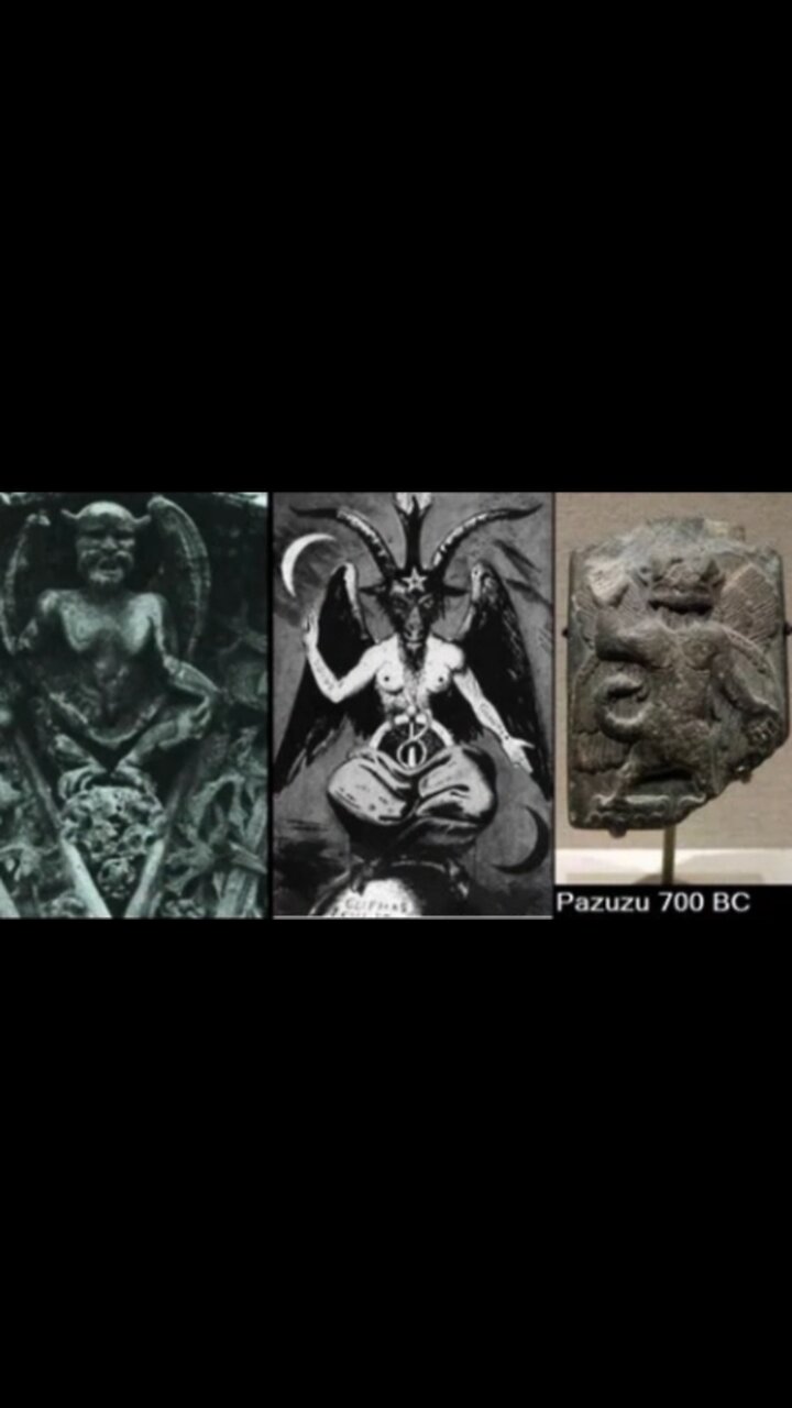 Mesopotamian demon that looks exactly like Mothman