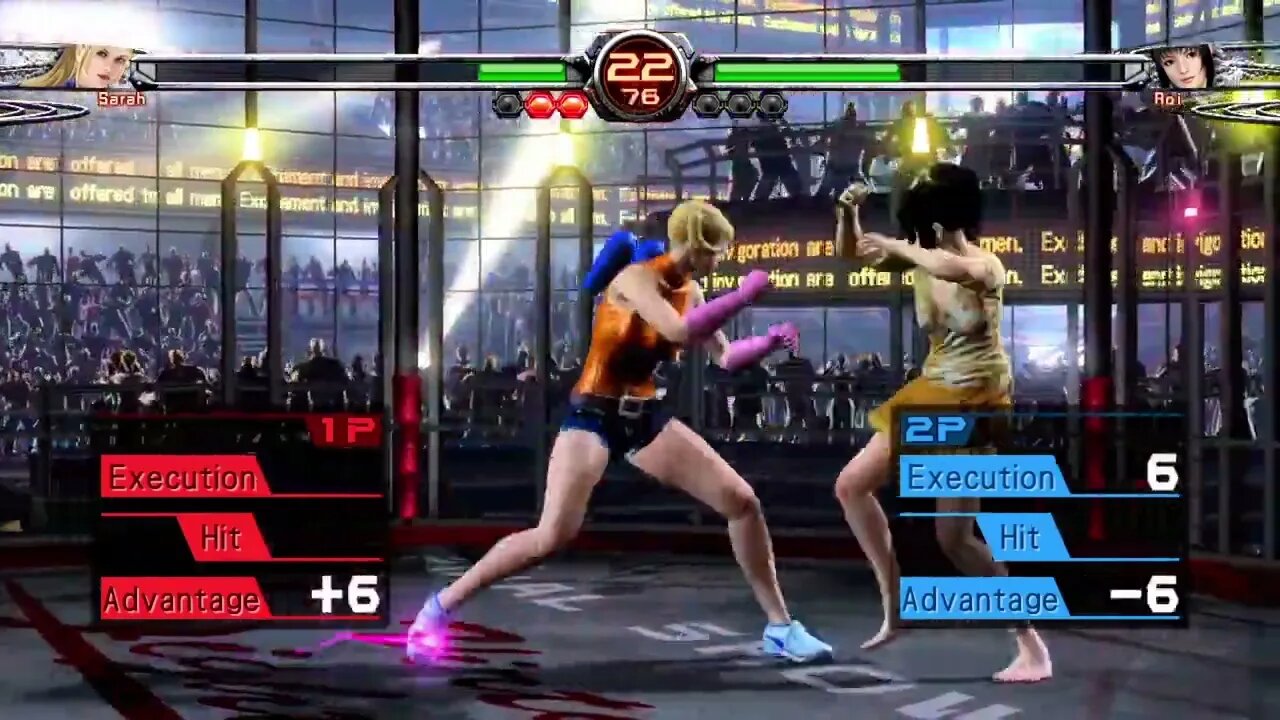 VF5FS match - Sarah (roshimop) vs. Aoi (Kruza)