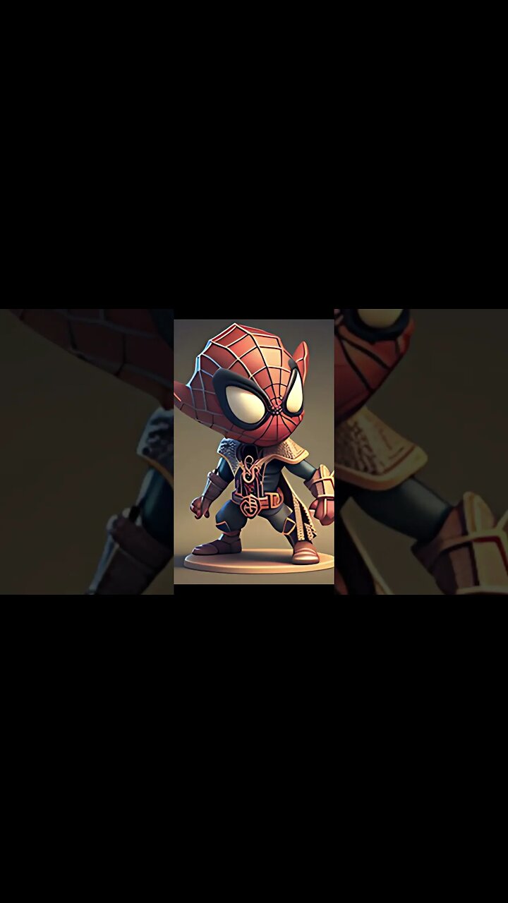 Spider-Man Goes Chibi: A Small Hero with a Big Heart! Part 02#shorts# ...