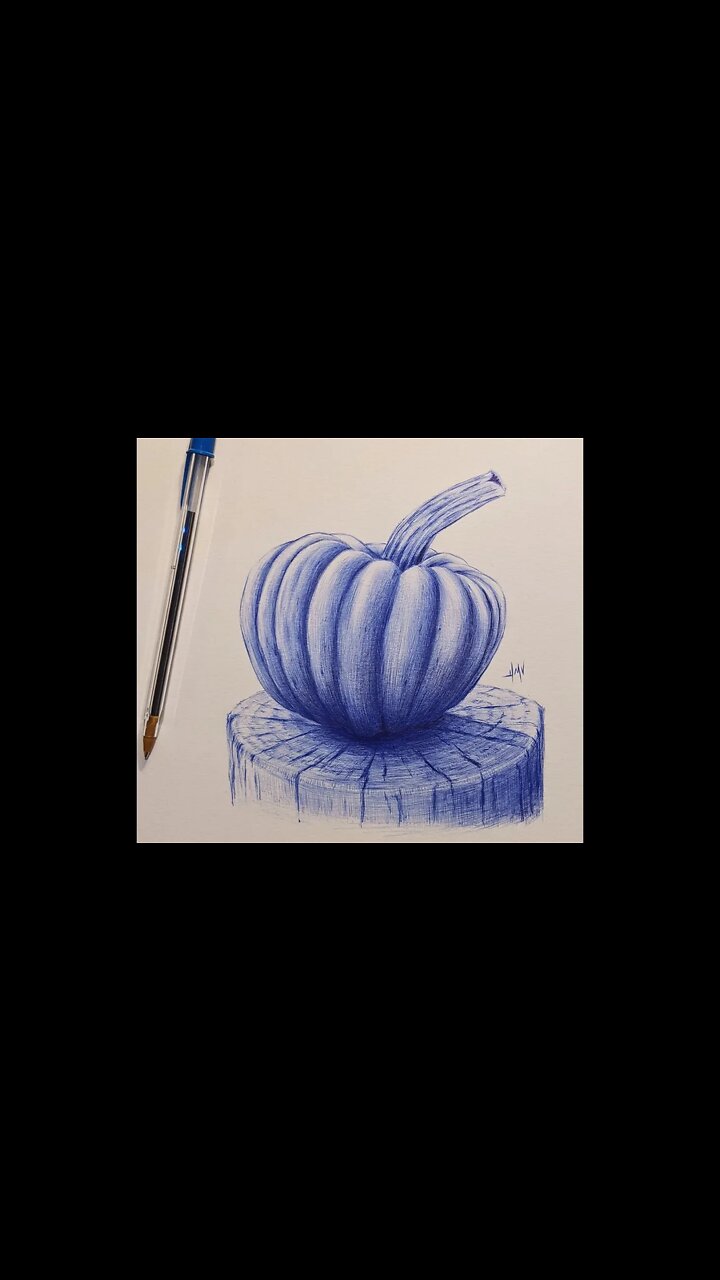 Ballpoint Pen Drawing Tutorial for Sketchaday