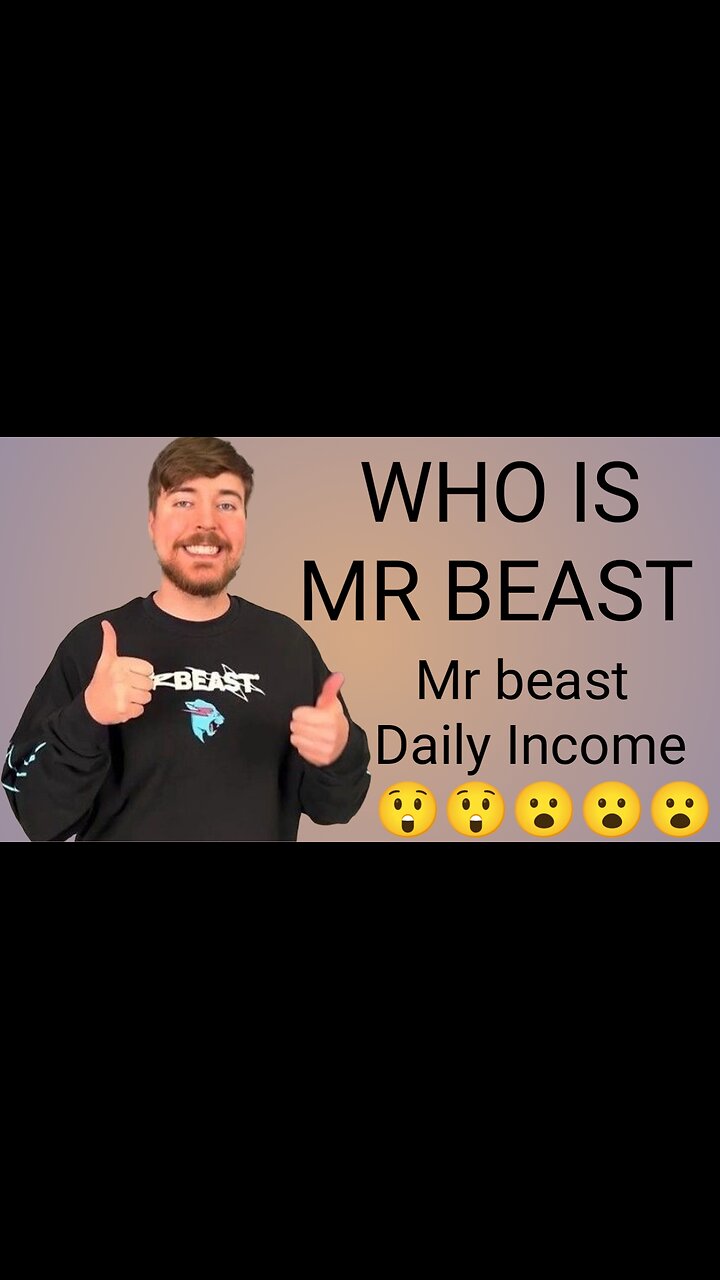 WHO is Mr Beast?? Mr Beast Kon Hi? Mr Beast daily Income? Mr beast Full ...