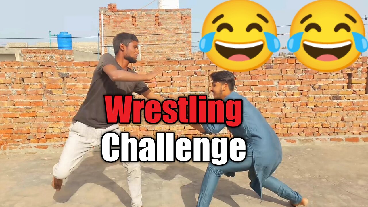 Wrestling challenge 😂🤣😂🤣| AMS Challengers #rumble