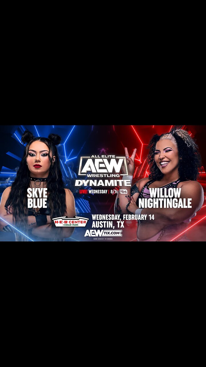 Willow Nightingale vs Skye Blue! AEW Dynamite 2/15/24 Review and ...