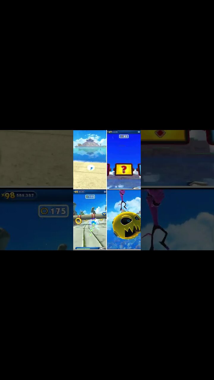 Baby Sonic VS Captain Shadow VS Classic Sonic VS Knuckles I Sonic Dash ...