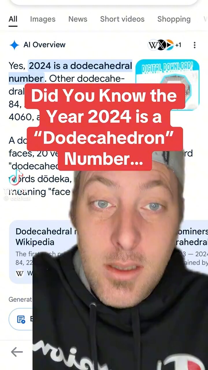 2024 Is A Dodecahedron Number?