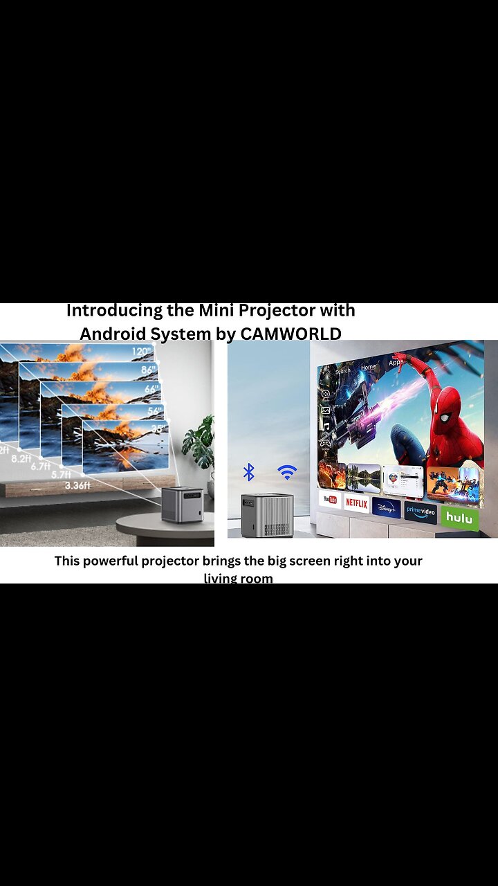 Mini Projector with Android System