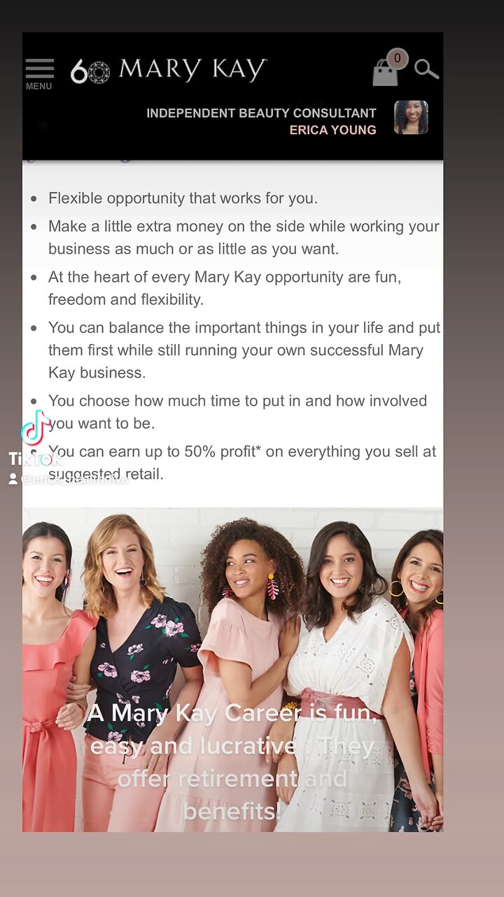 Mary Kay career: Did you know they offer benefits? Click the bio link ...
