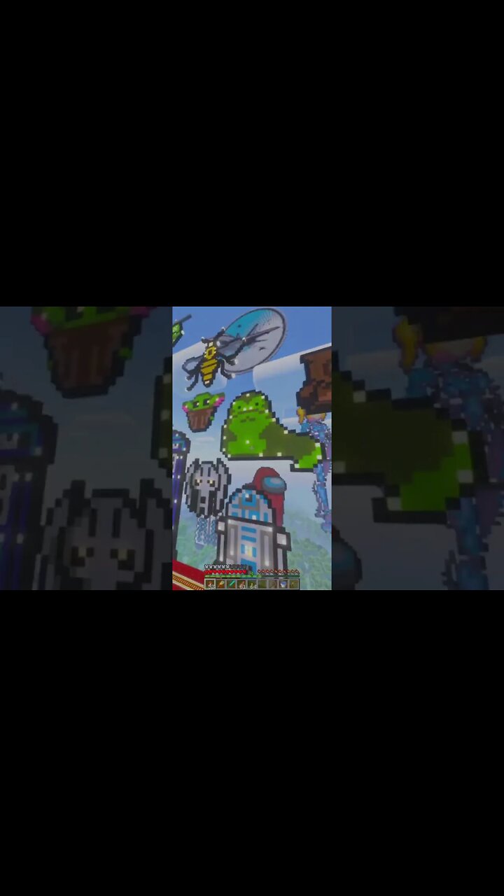 What should we build next? ⛏🧱 Minecraft Bedrock & Java Pixel Art ...