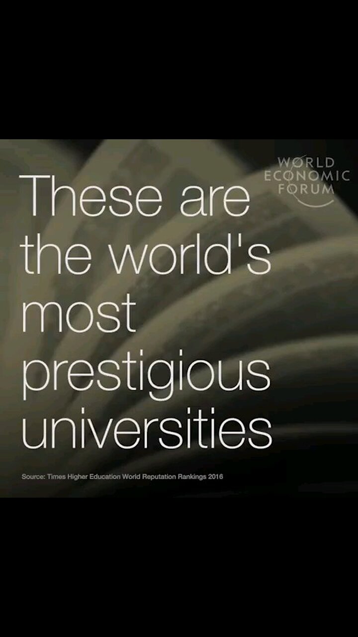 These are the world's most prestigious universities