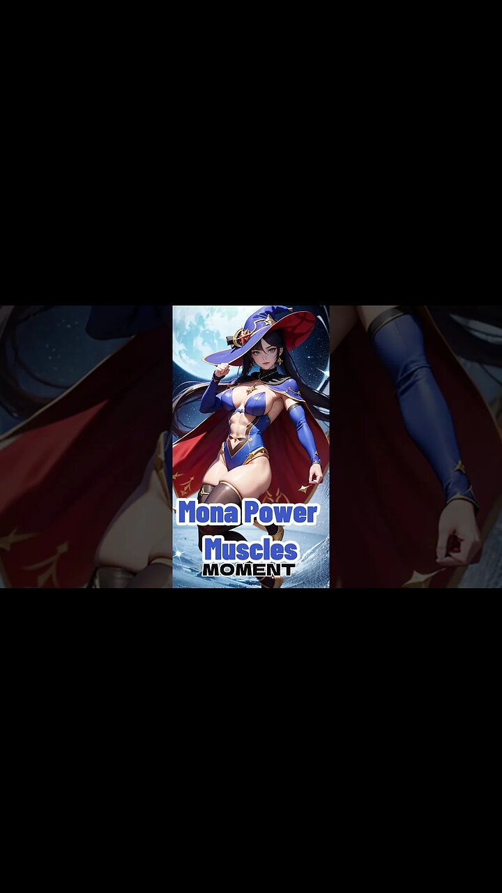 Mona Genshin Impact Best Arts Muscle Power #monagenshinimpact #shorts # ...