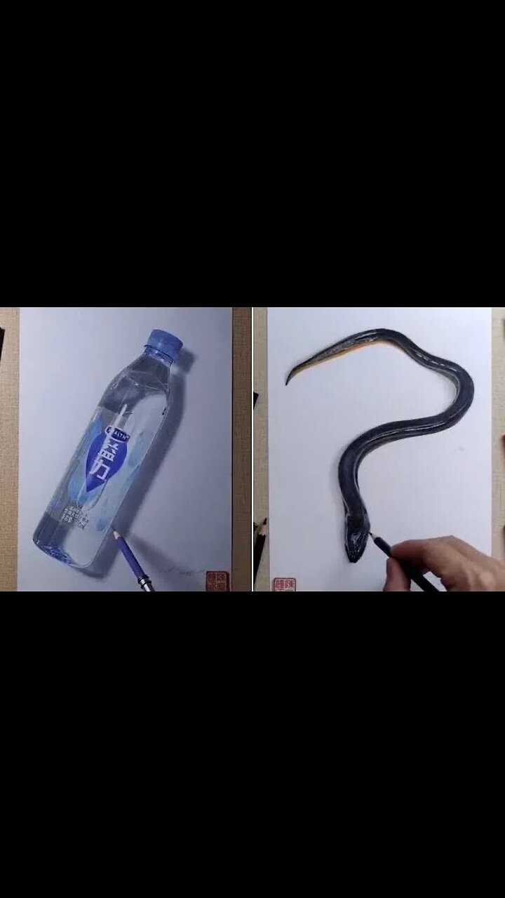 3D Colored Pencil Drawing Amazing Speed Draw