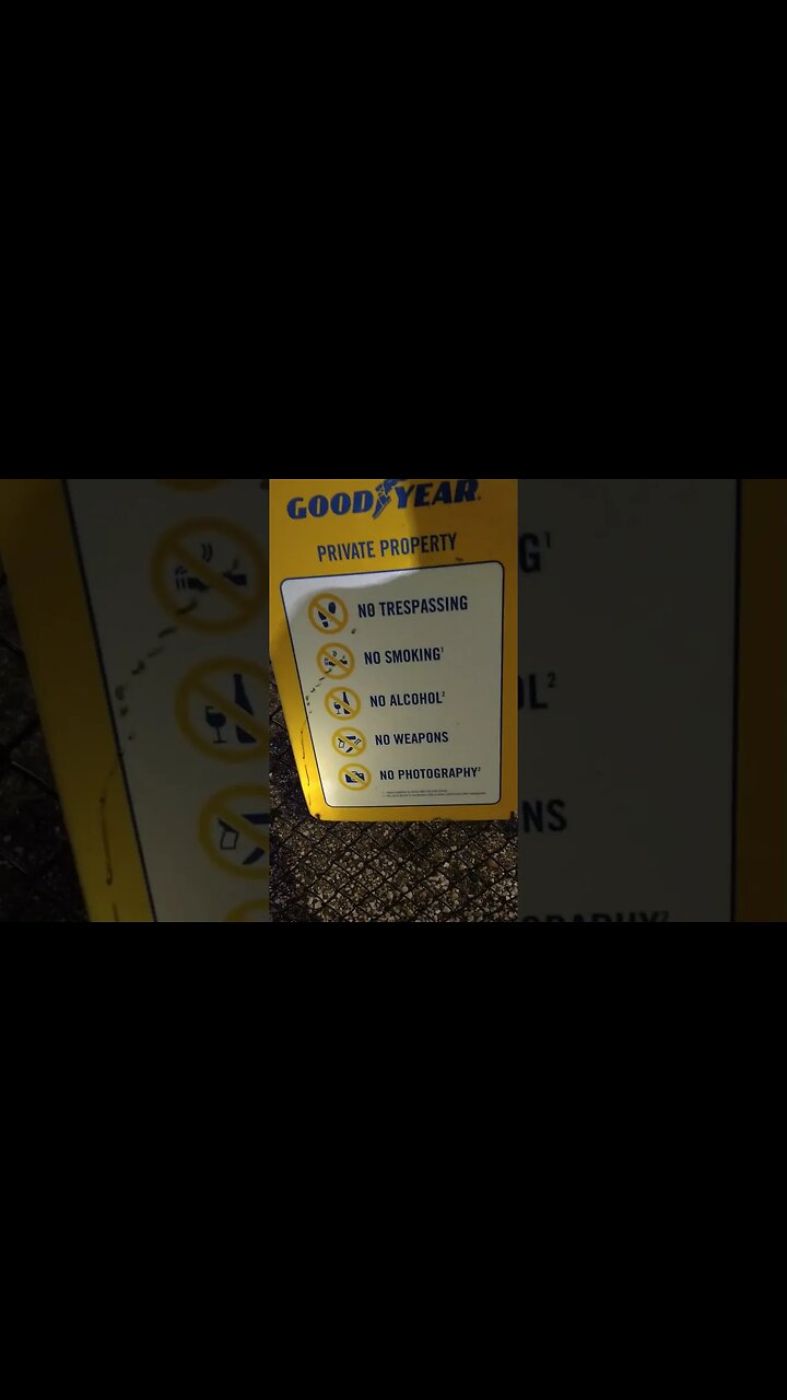 Goodyear has RULES : NO FILMING #1a #audit #1aaudits