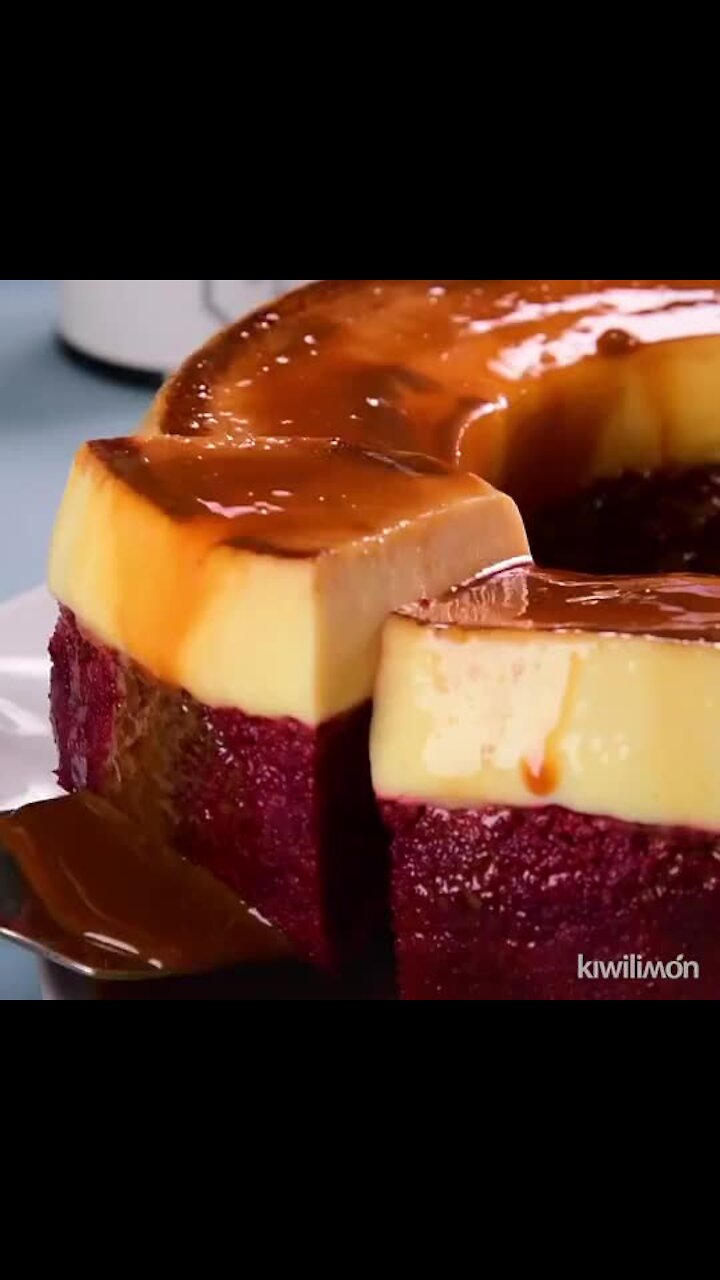 Red Velvet Impossible Cake