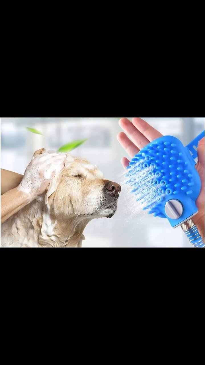 Dog Cleaning Best Tools! Spray Shower Dog Washing Wonder Spray Nozzle!