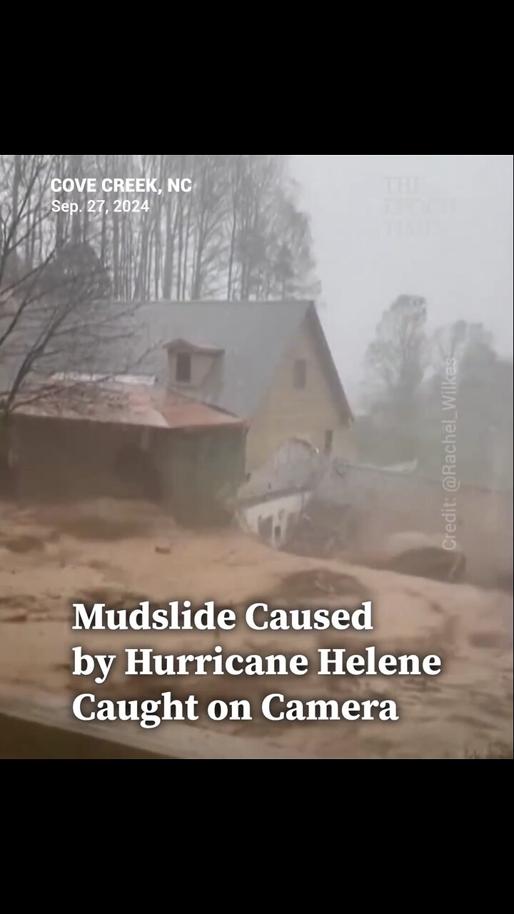 HURRICANE HELENE CAUSED A MUDSLIDE💦🌊🏡TO SWEEP AWAY SURVIVOR PROPERTY💦🌊🏡💫