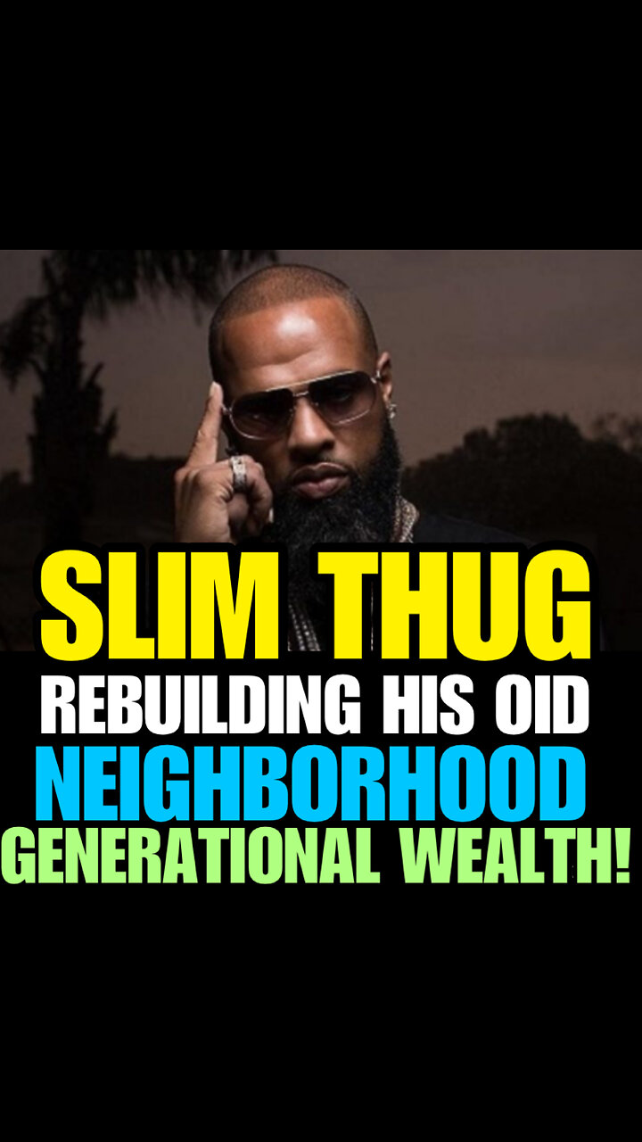 Slim Thug: Rebuilding Houston One Home at a Time….