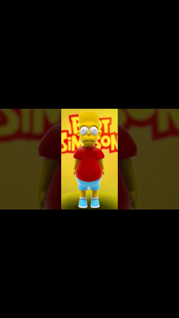 Bart Simpson 3D modelagem