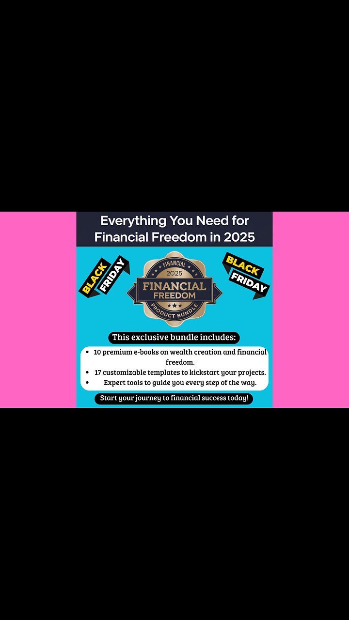 2025 Financial Freedom Product Bundle: Everything You Need to Succeed