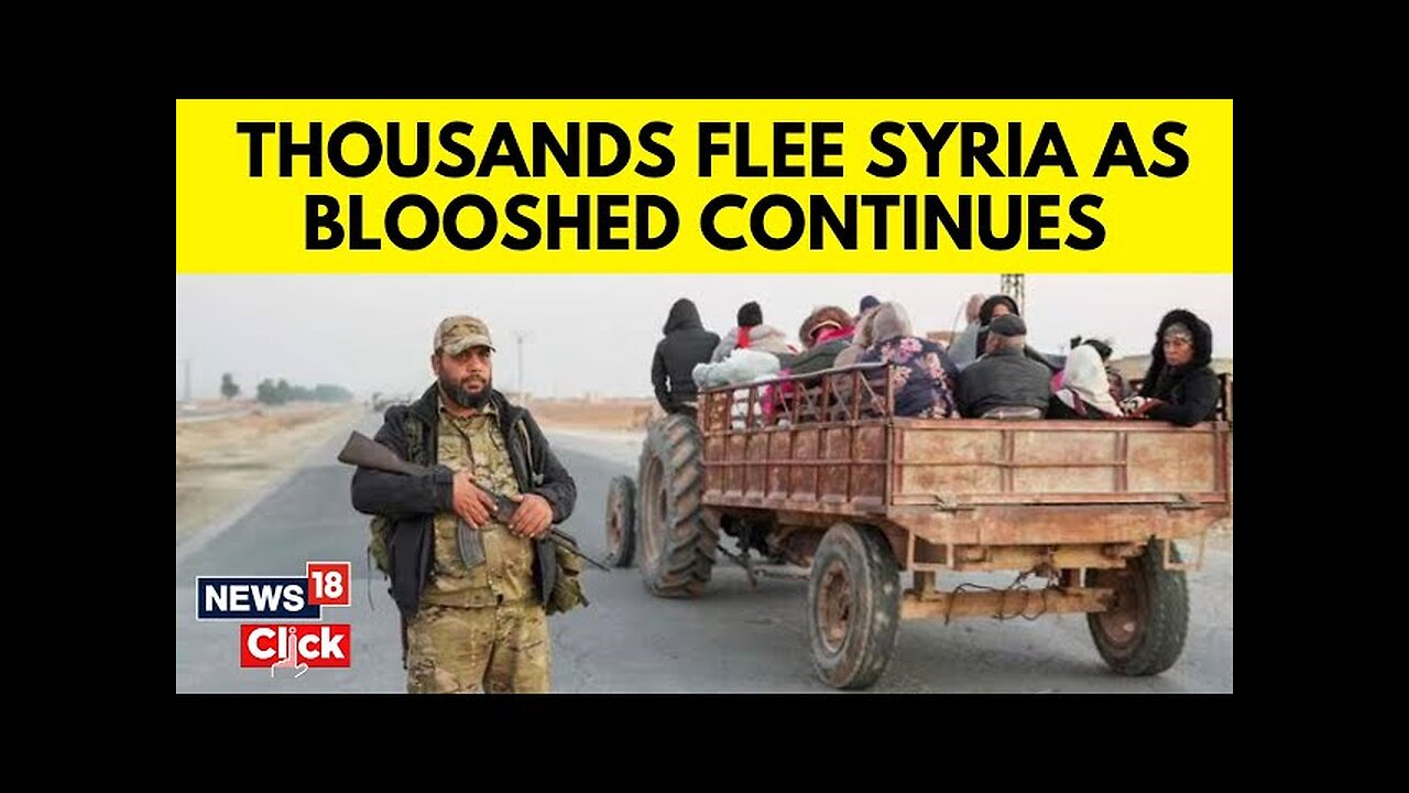 Thousands Of Syrians Flee, Fearing For Life As Rebels Advance In The ...