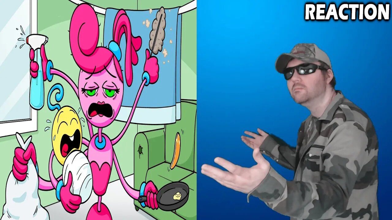 A Day In The Life Of Mommy Long Legs Cartoon Animation Gametoons Reaction Bbt