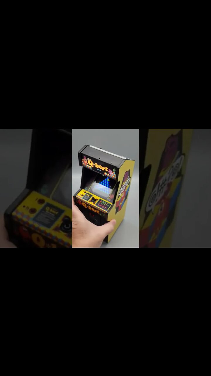 First Look - New Wave Toys Q*Bert X Relicade Arcade Cabinet #Shorts