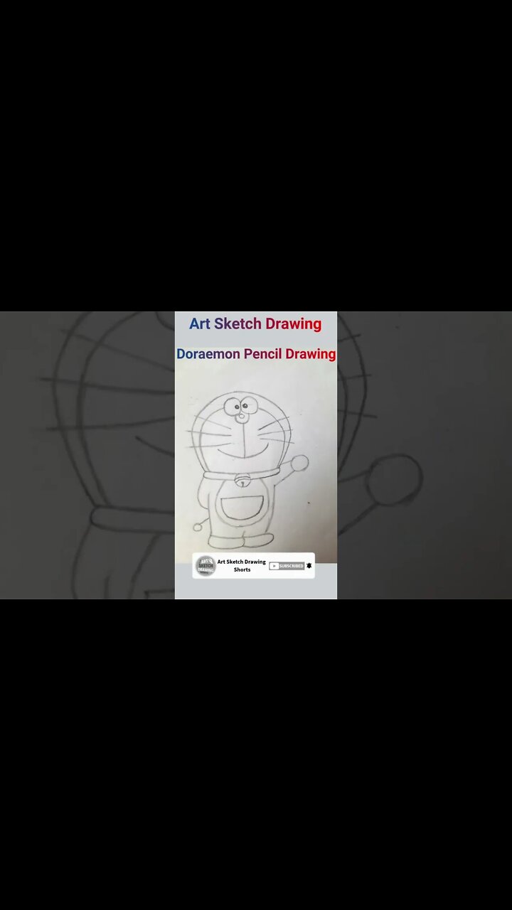 Pencil Drawing Doraemon Tutorial Step by Step Shorts 3 #doraemondrawing ...