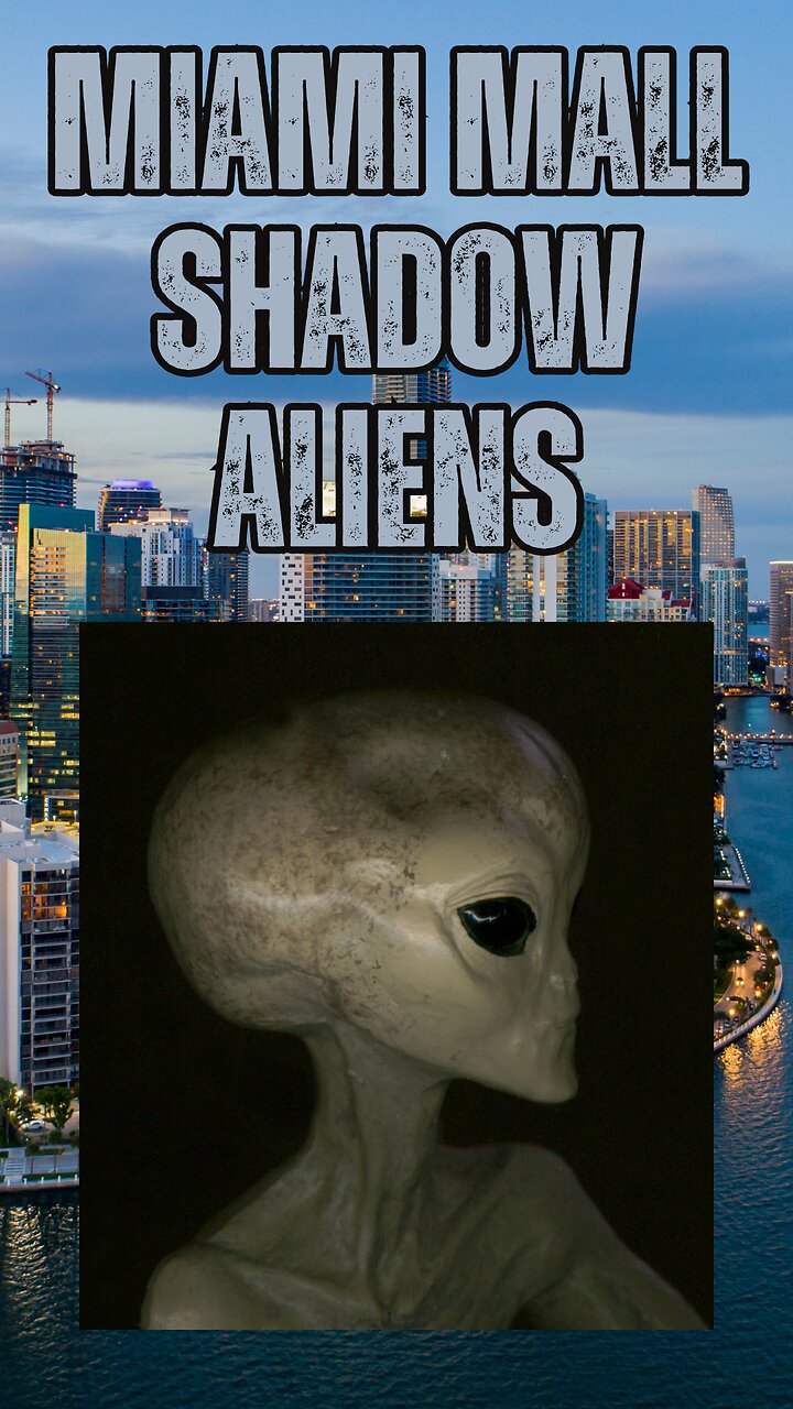 👽🛸 Unbelievable Sighting in Miami: Alien in the Mall and UFO in the Sky! 🌃