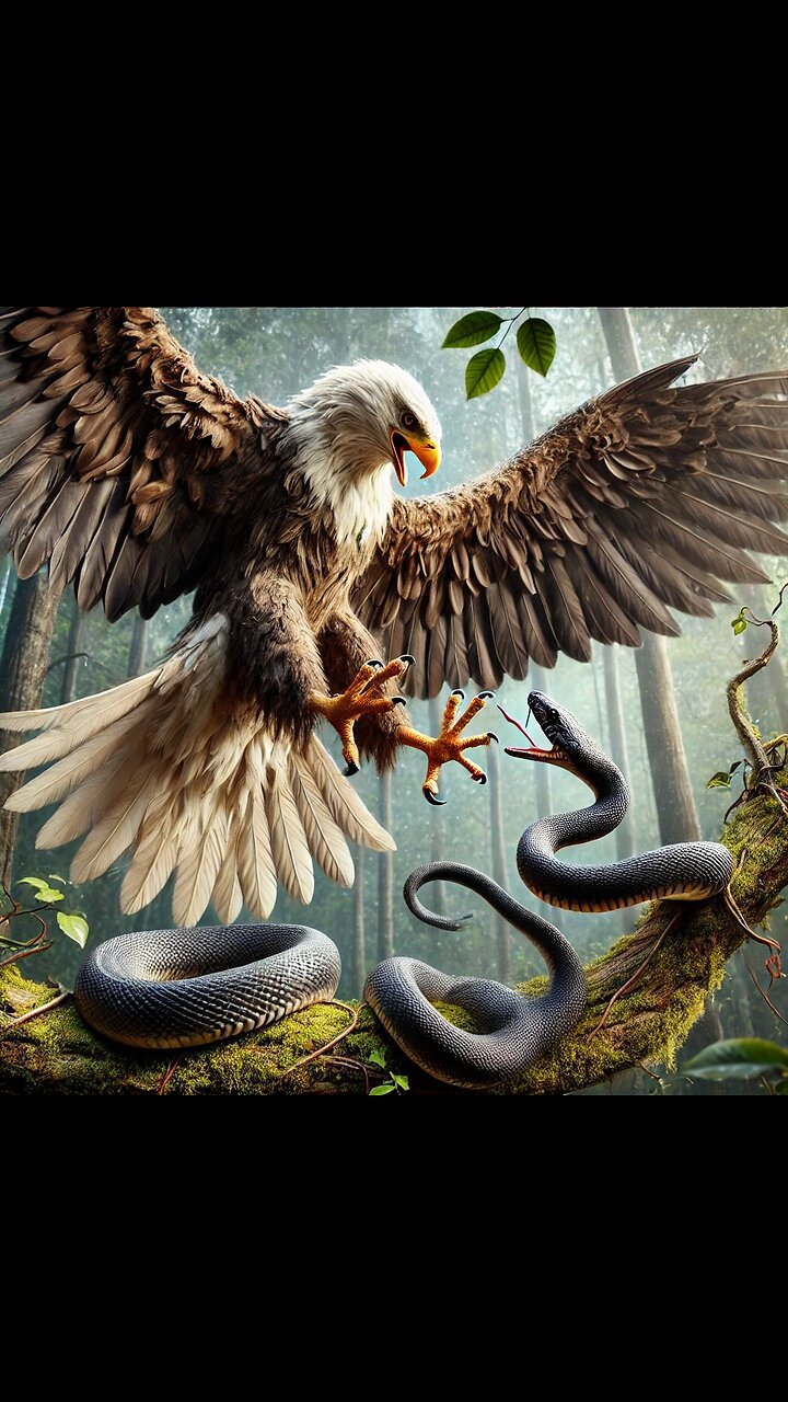 Snake vs bird