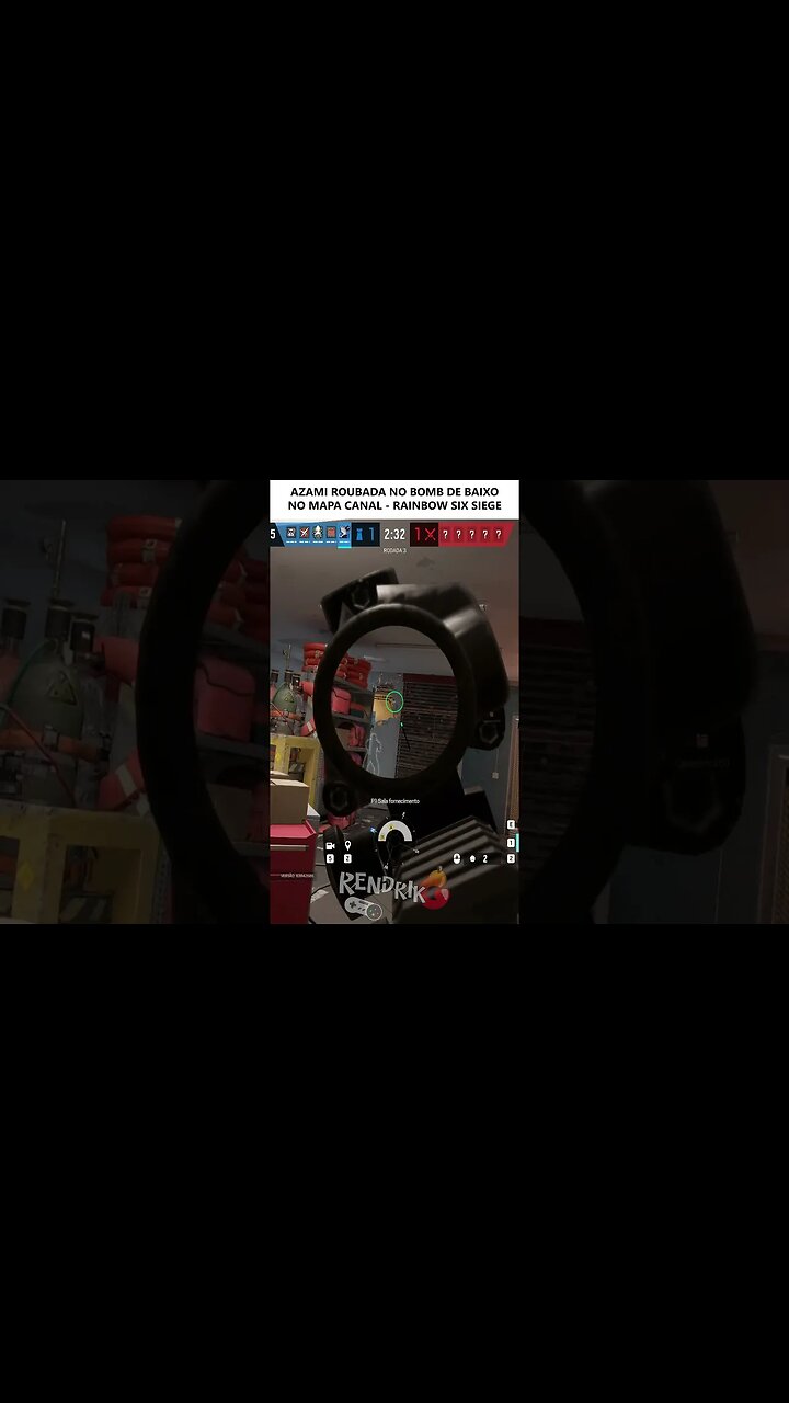 AZAMI ROUBADA NO BOMB DE BAIXO NO MAPA CANAL RAINBOW SIX SIEGE # ...