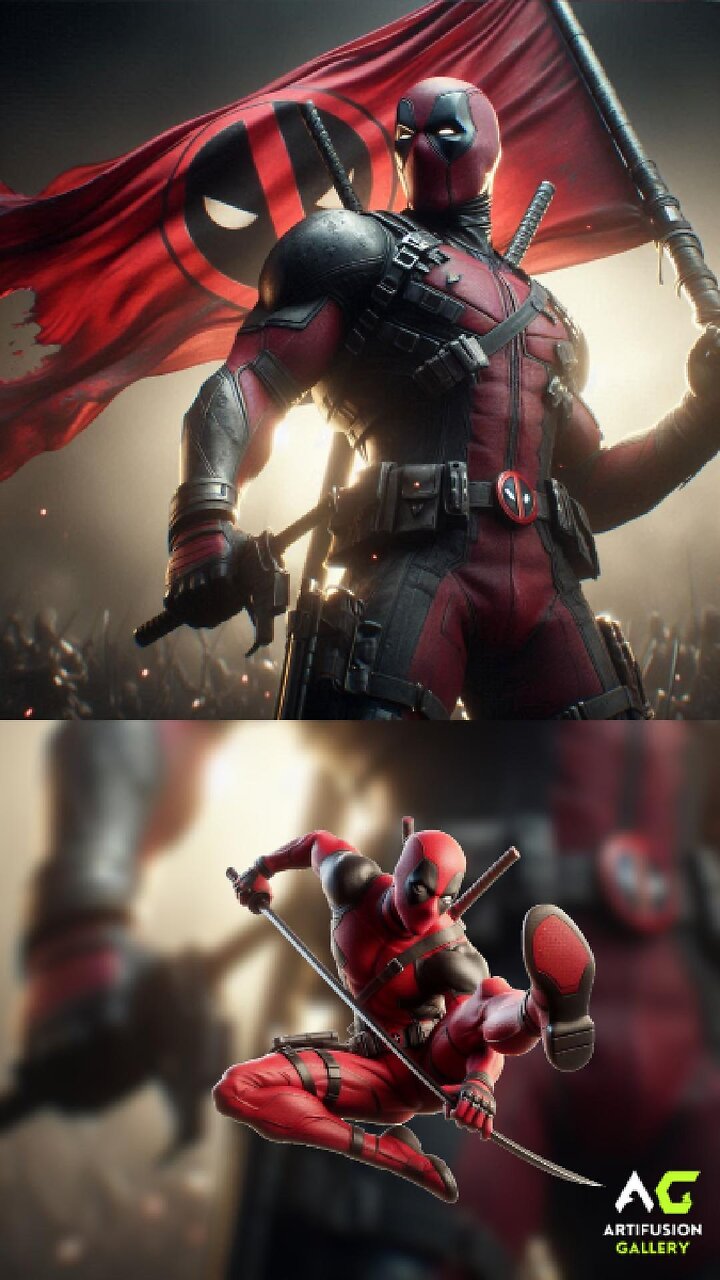 Deadpool showing his military power 💥 Avengers vs DC - All Marvel ...